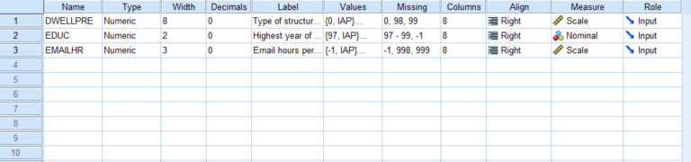 Select Variables and Save as a New File in SPSS