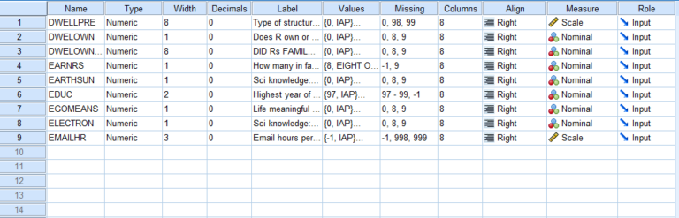Select Variables and Save as a New File in SPSS